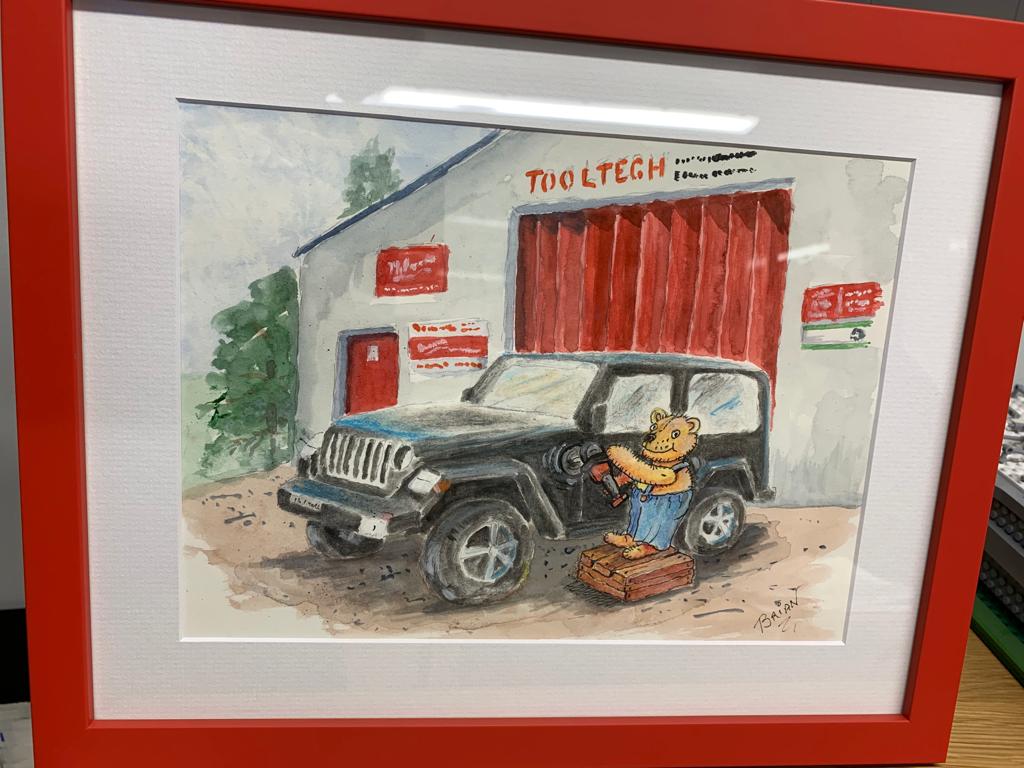 A closer look at Tooltech Industrial Equipment Ltd's new artwork ...