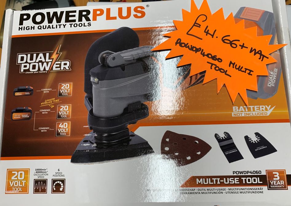 NEW IN STOCK *** POWERPLUS POWDP4060 MULTI-USE TOOL – Tooltech ...